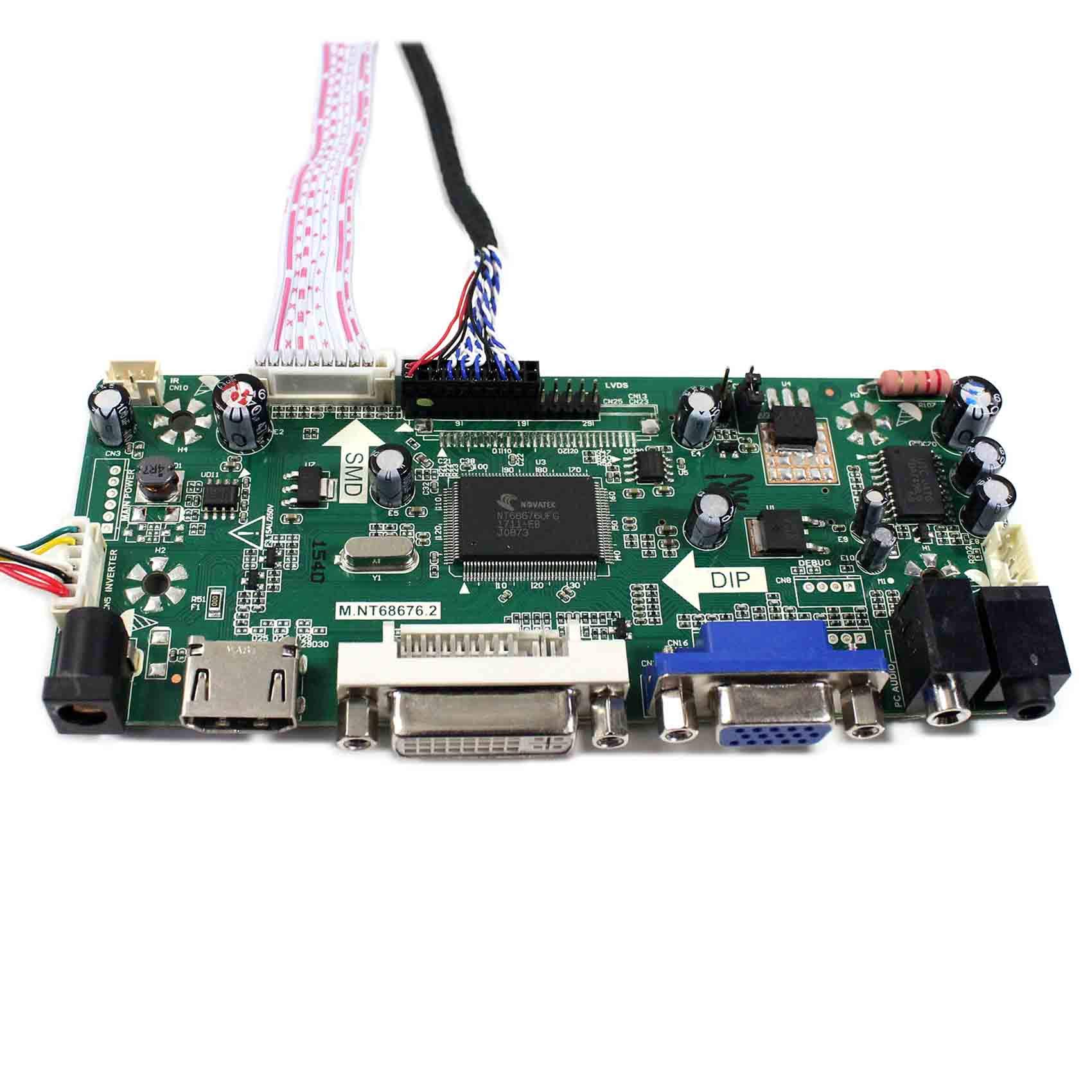 VSDISPLAY 12.1" 12.1 Inch 1280X800 LCD Screen LQ121K1LG52 with HD-MI DVI VGA Audio LCD Controller Board M.NT68676