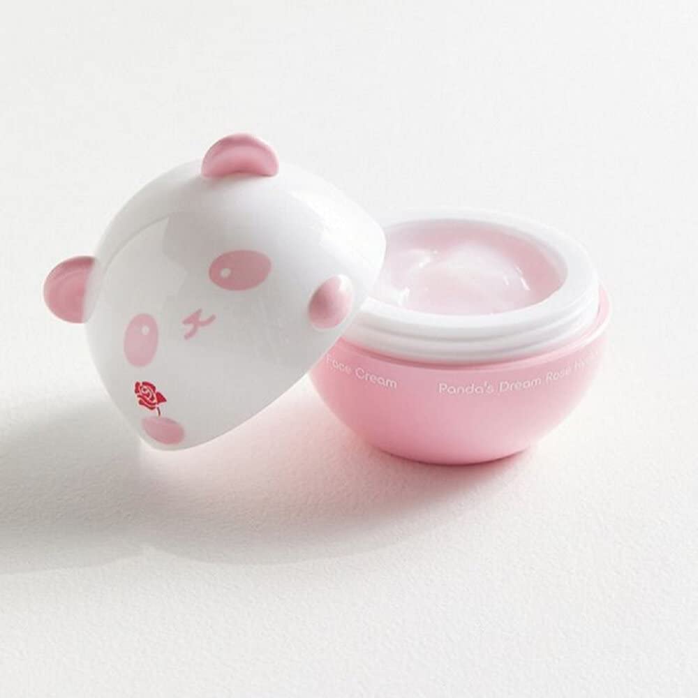 TONYMOLY Panda's Dream Rose Hyaluronic Face Cream, Valentines Gifts, Hydrating Moisturizer for All Skin Types, Skin Calming, 5 oz