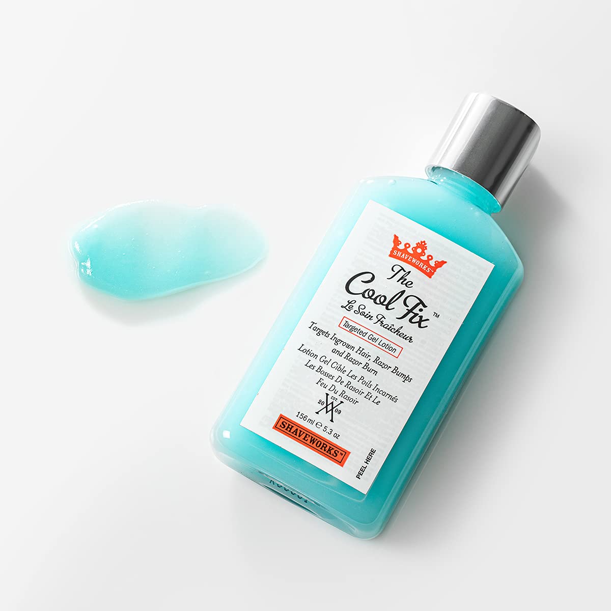 Shaveworks Post Waxing and Shaving Solution for Ingrown Hair, Razor Bumps and Razor Burns, The Cool Fix, 5.3 Fl Oz. and The Pearl Soufflé Shave Cream, 5.3 Fl Oz.
