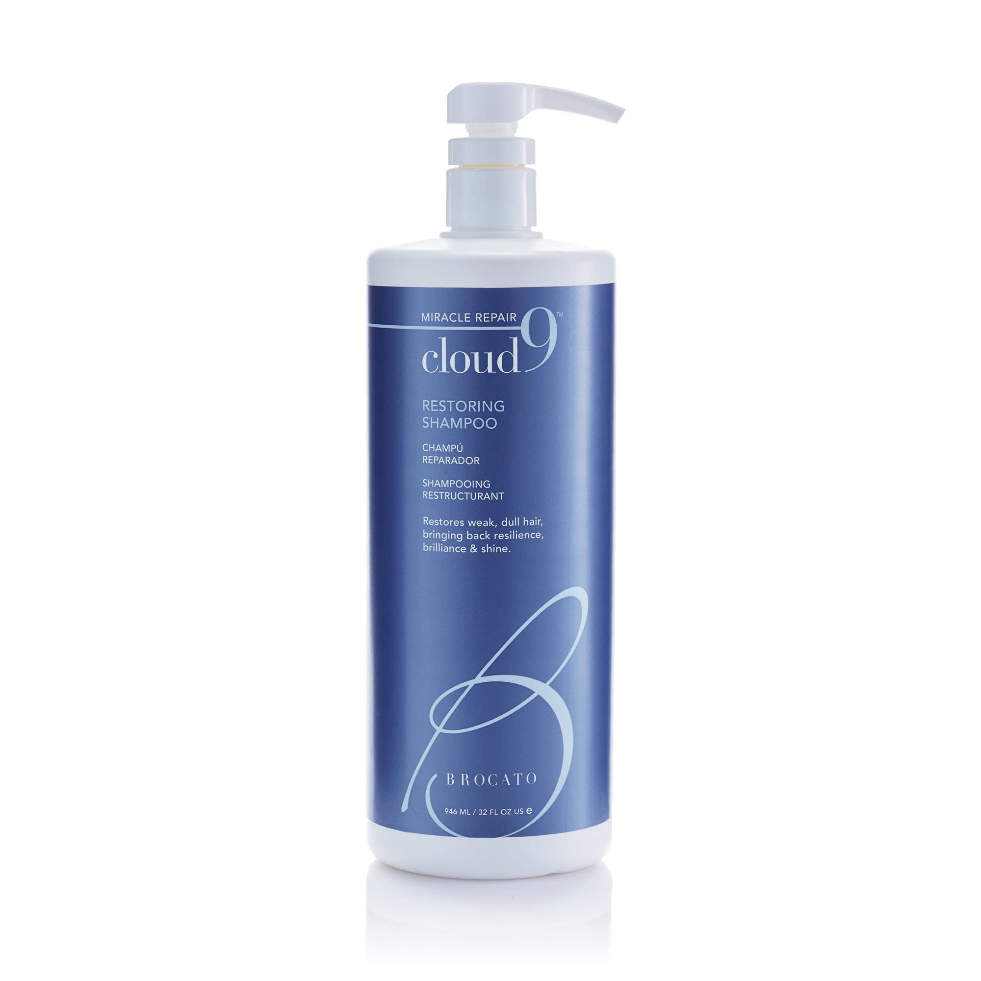 Brocato Cloud 9 Restoring Shampoo by Beautopia Hair: Miracle Repair Moisturizing & Revitalizing Shampoo - 32 oz