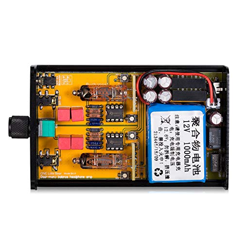 Little Bear B4-X Portable Dual-Mono Vacuum Tube Headphone Amplifier; Mini Balanced Audio Headphone Amp B4 Upgrade Version