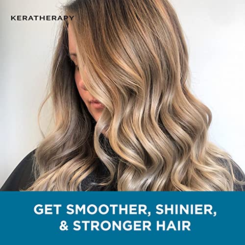 KERATHERAPY Keratin Infused Moisture Shampoo, 33.8 fl. oz., 1000 ml - Anti Frizz Moisture Shampoo for Oily Scalp and Dry Ends - Kerabond Technology, Aloe Vera, & Willow Bark - Sulfate & Paraben Free