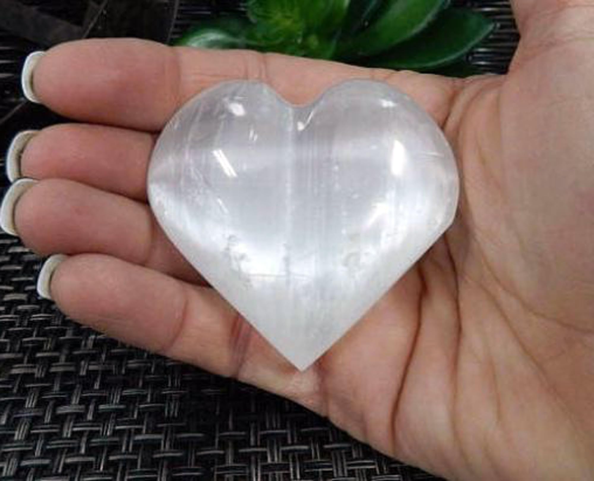 7 pcs Selenite Sampler Set / Healing Kit: 1 Selenite Tower, Palm Stone-1 Oval 1 Heart, 3 Wands-Blunt Pointed and Raw,and 1 Desert Rose with a Certificate of Authenticity