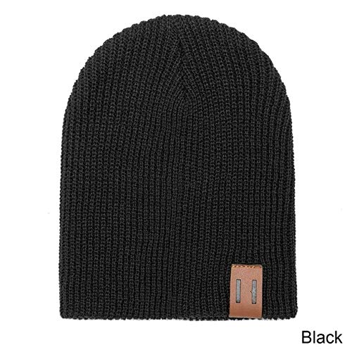 QandSweat Baby Boy's Hat Kids Cool Knit Beanie Hats Toddlers Caps Vertical Tail Style 1-5T (Knitted)