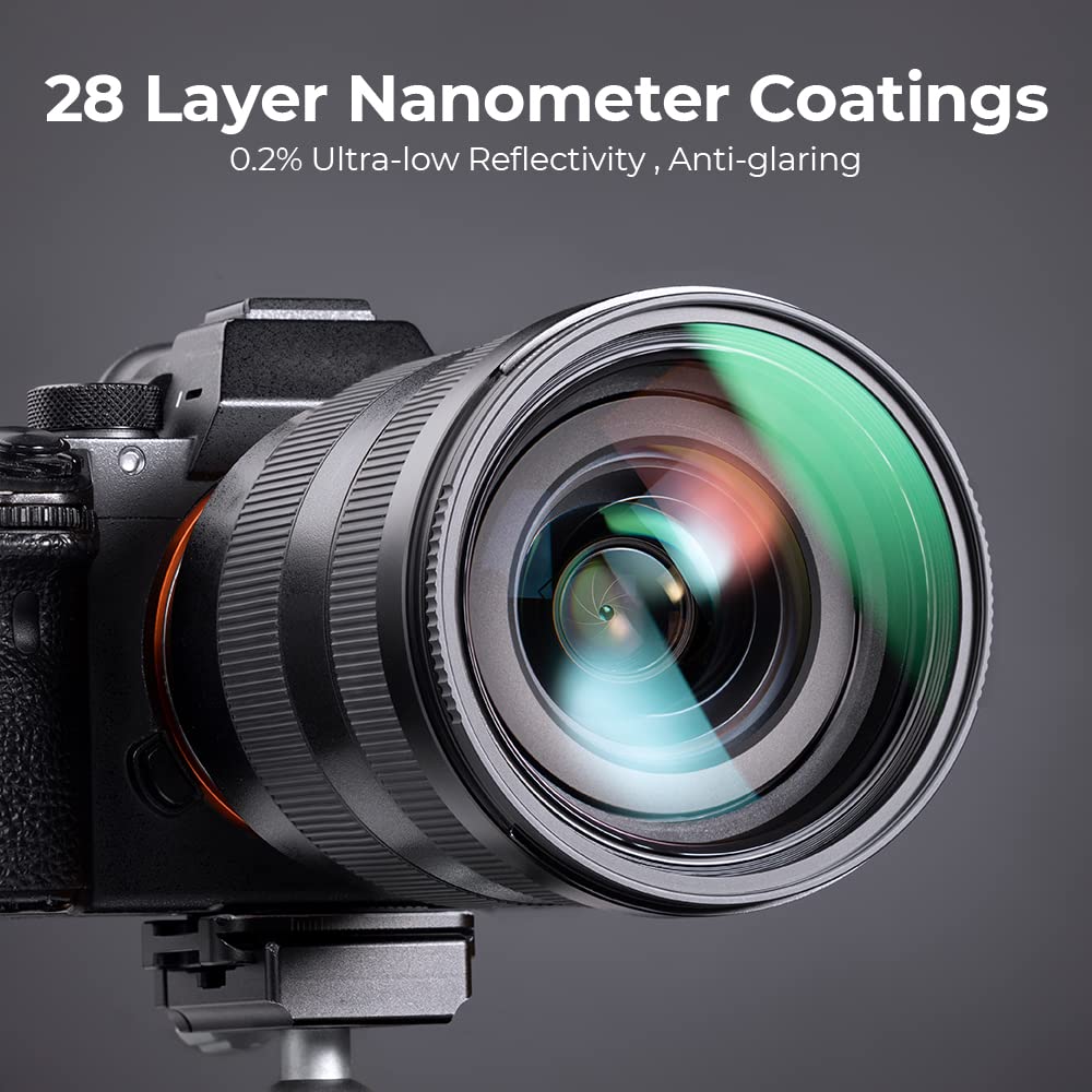 58mm MCUV & CPL Lens Filters Kit (2 Pcs) with 28 Multi-Layer Coated (Nano-X Series)