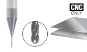 Amana Tool - 51739 AlTiN Coated CNC Steel, Stainless Steel & Composite Ball End Mini Mill