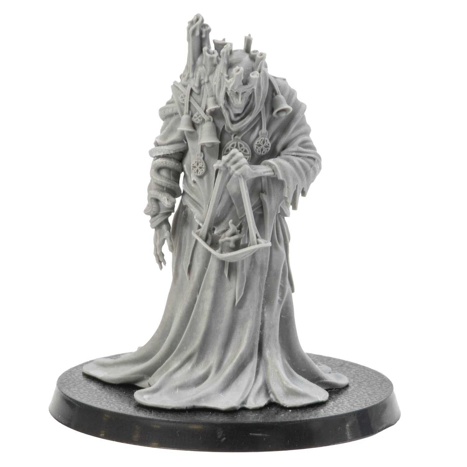 Dungeon Craft Unpainted Miniatures, Compatible with DND, RPG, Tabletop Games, Roleplaying Figures for Your Next Dungeons & Dragons Quest, Mini Gaming Action Figures (The Candle Priest)