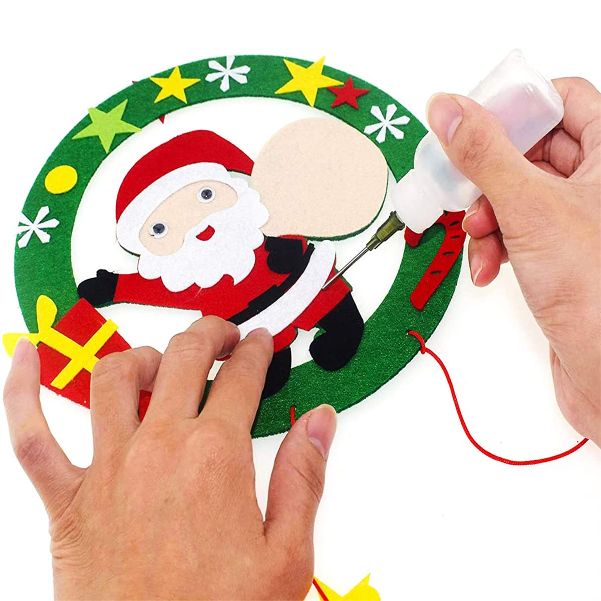 SKYPRO 54Pcs 30ml Precision Tip Applicator Bottles Kit, Dispensers Applicator Bottles for Liquid, Glue Oil, Acrylic Paint β 5 Squeeze Bottles, 5 Syringe Caps, 5 Glue Nozzles and 39 dispensing needles