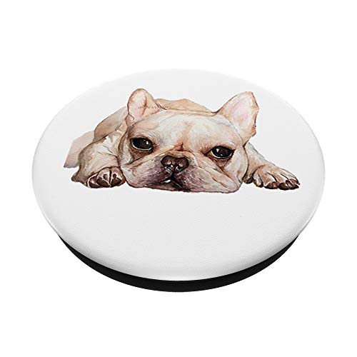 Love French Bulldog Gift for Frenchie mom Dog Birthday PopSockets PopGrip: Swappable Grip for Phones & Tablets