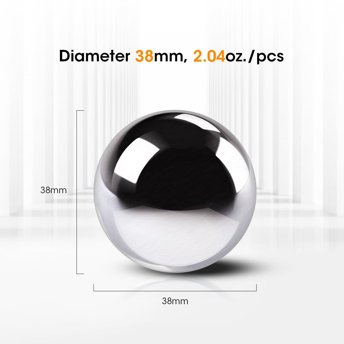 AIEVE Espresso Frozen Ball for Espresso Coffee, Stainless Steel Espresso Chilling Ball (2 Set)