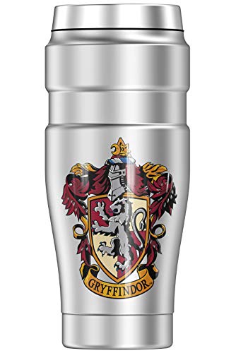 THERMOS Harry Potter Gryffindor House Crest, STAINLESS KING Stainless Steel Travel Tumbler, Vacuum insulated & Double Wall, 16oz