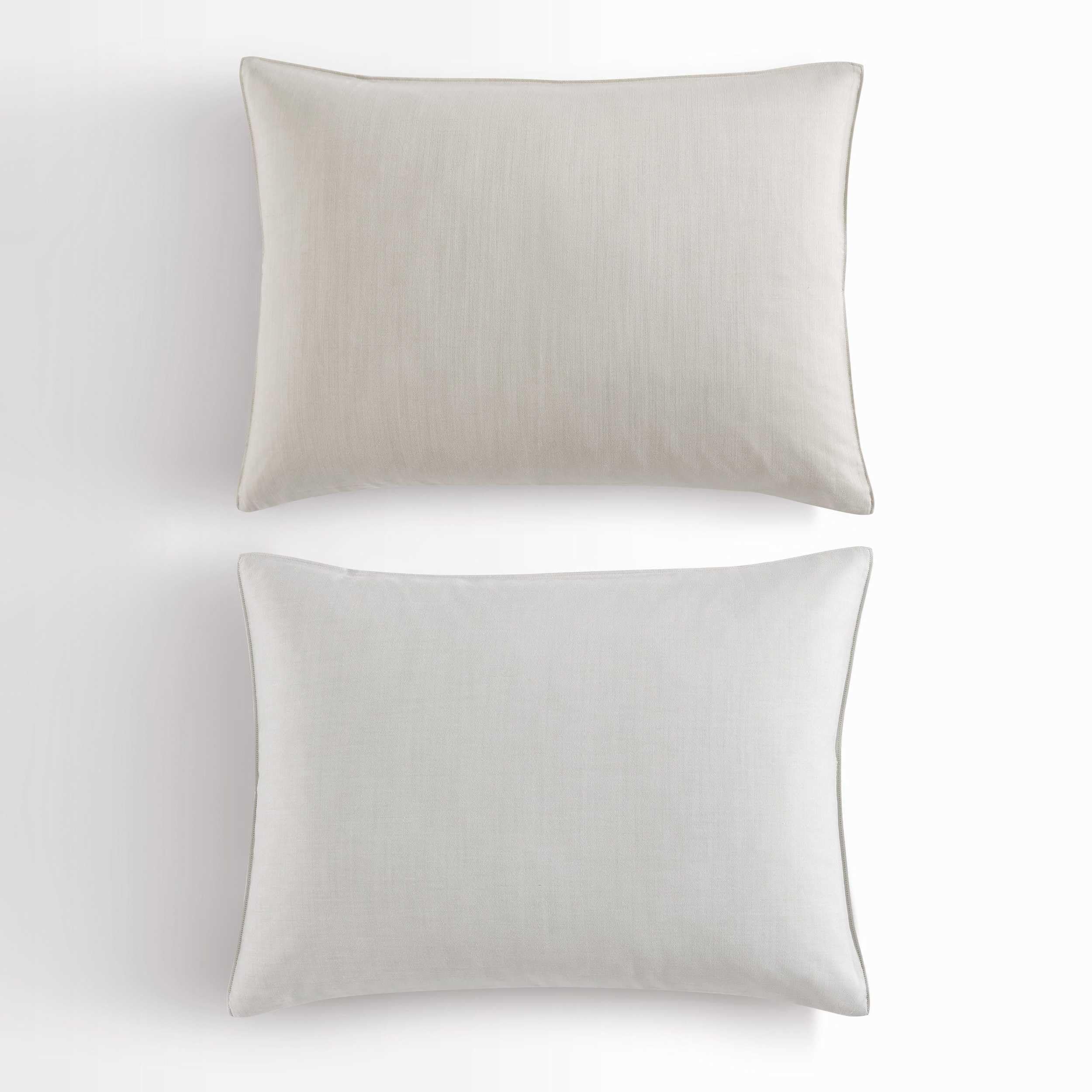 Calvin Klein - Queen Duvet Cover Set, Reversible Tencel Bedding with Matching Shams, Modern Home Decor (Flax Beige, Queen)