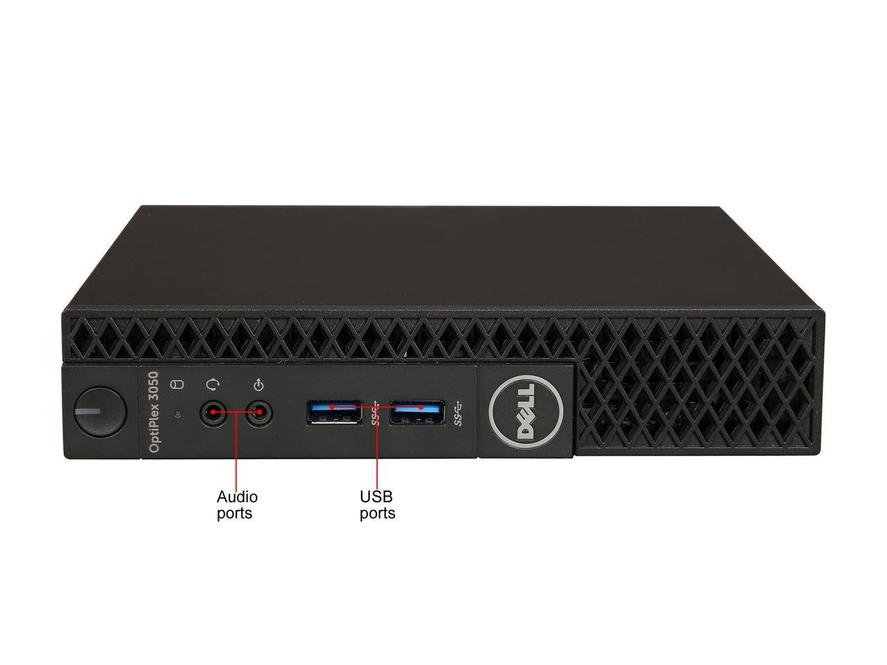 Dell OptiPlex Micro Form Factor Business PC, Intel i3-7100T 3.4 GHz Processor, 4GB DDR4, 500GB HDD, Display Port/HDMI, USB 3.0, Windows 10 Pro (Ethernet+WiFi)