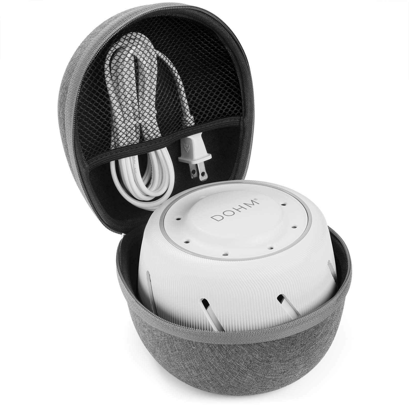 Yogasleep Crush-Resistant Travel Case for Dohm White Noise Sound Machines, Provides Protection While Traveling, Double Stitch Zipper, Protection from Scratches & Water Splashes, Fits All Dohms