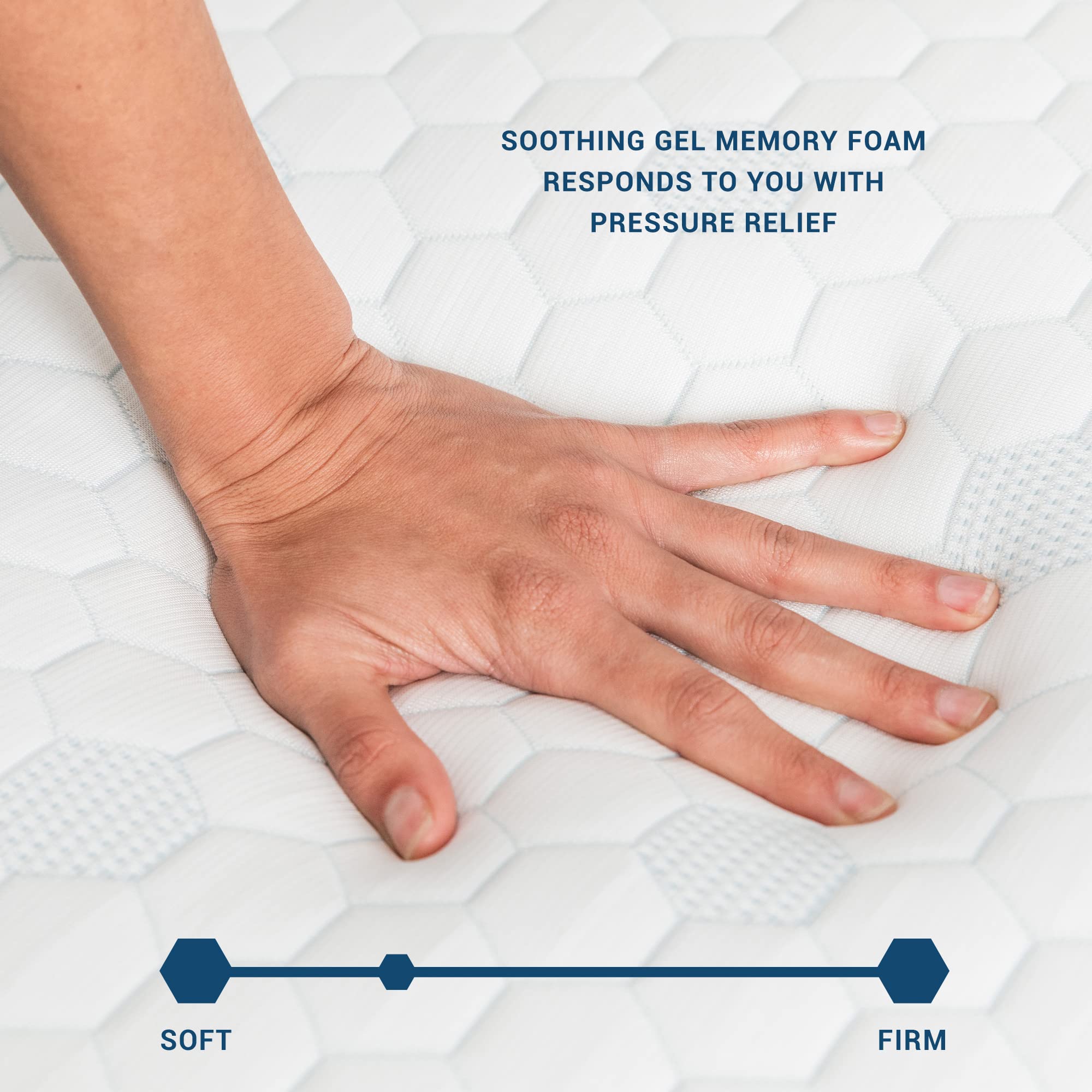 Molecule CopperWELL 12" Cooling Gel Memory Foam Medium Plush Mattress, King