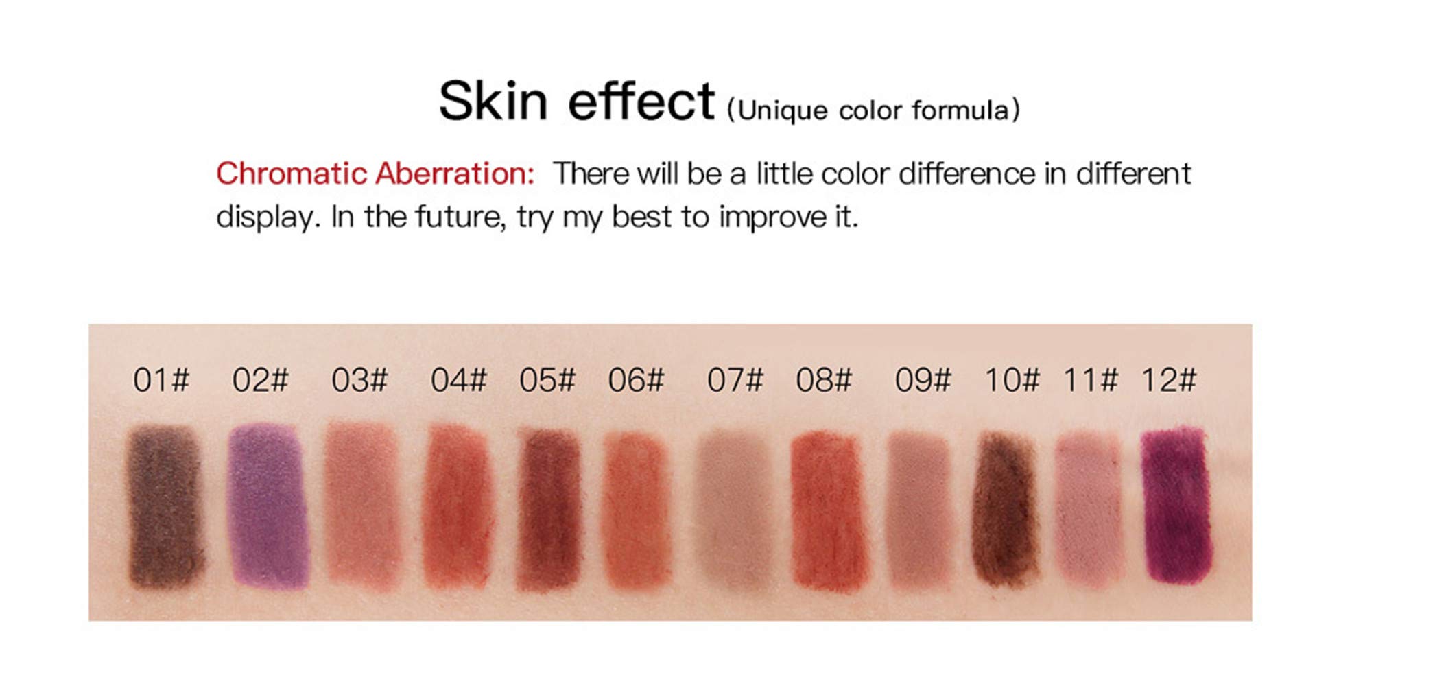 MAEPEOR Matte Lip Liner 12 PCS Nude Brown Series Highly Pigmented and Smoothly Velvet Lipliner Pencil Set Long Lasting and Waterproof Durable Lip Liners (12PCS-1)