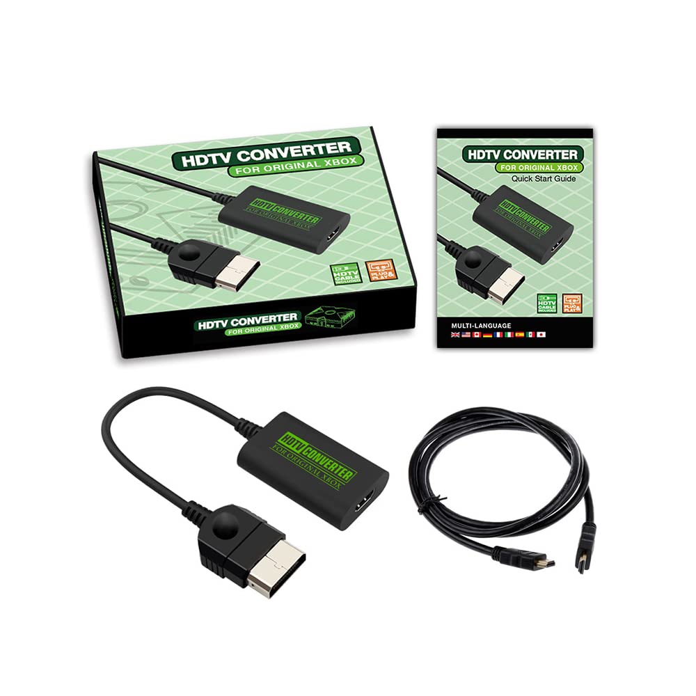 HDMI Converter for Original Xbox HDMI Adapter Cable for Microsoft Xbox Retro Video Game Console