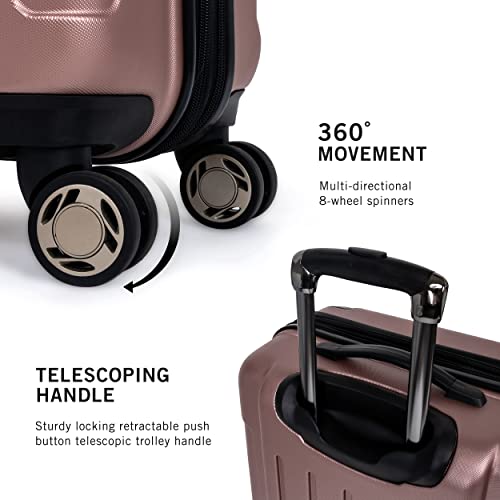 Kenneth Cole Renegade_Collection, Rose Gold, 20-Inch Carry On