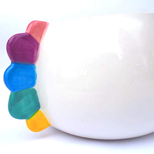 Unicorn Yarn Bowl for Knitting - Ceramic Knitting Bowl Extra Large 8.5β- Ceramic Yarn Bowl Crochet Accessories Yarn Holder Storage Gift for Knitters