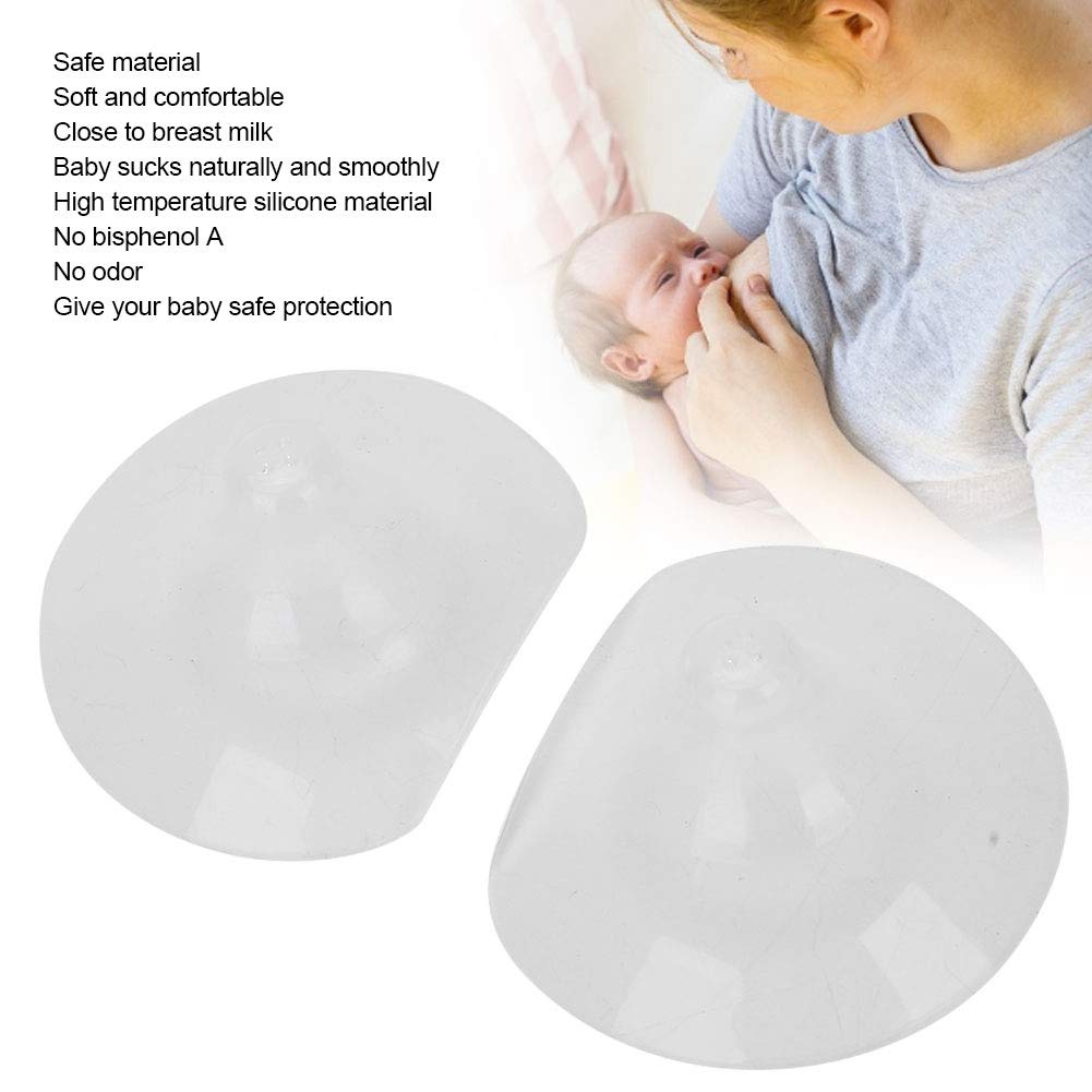 Silicone Nipple Protector, 2 Piece Nipple Silicone Nipple Protector Breastfeeding Nipple Guard for Breastfeeding Nipple with Boxes