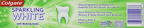 Colgate Sparkling White Baking Soda Anticavity Fluoride Toothpaste, Mint Zing 6 oz