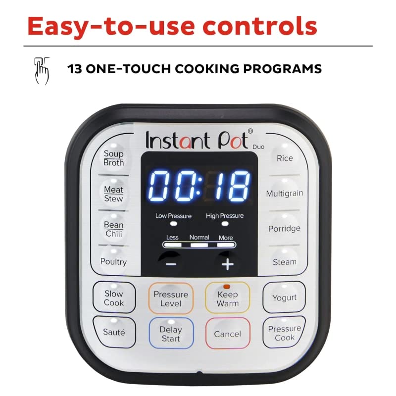 The Pioneer Woman Instant Pot DUO60 6-Quart Frontier Rose 7-In-1 Multi-Use Programmable Pressure Cooker, Slow Cooker, Rice Cooker, Sauté, Steamer, Yogurt Maker, and Warmer