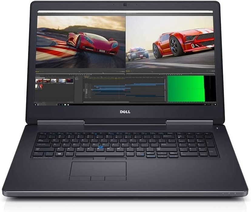 Dell Precision M7730 Laptop, Intel Core i5-8400H X4 2.5GHz, 17.3 In FHD(1920x1080), 32GB RAM 256GB SSD, Silvery, Webcam, Win 10 Pro(Renewed)