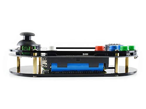 Waveshare Game HAT Compatible with Raspberry Pi 4B/A+/B+/2B/3B/3B+/Zero W/Zero WH 3.5inch IPS Screen 480×320 Resolution Onboard Speaker and Earphone Jack