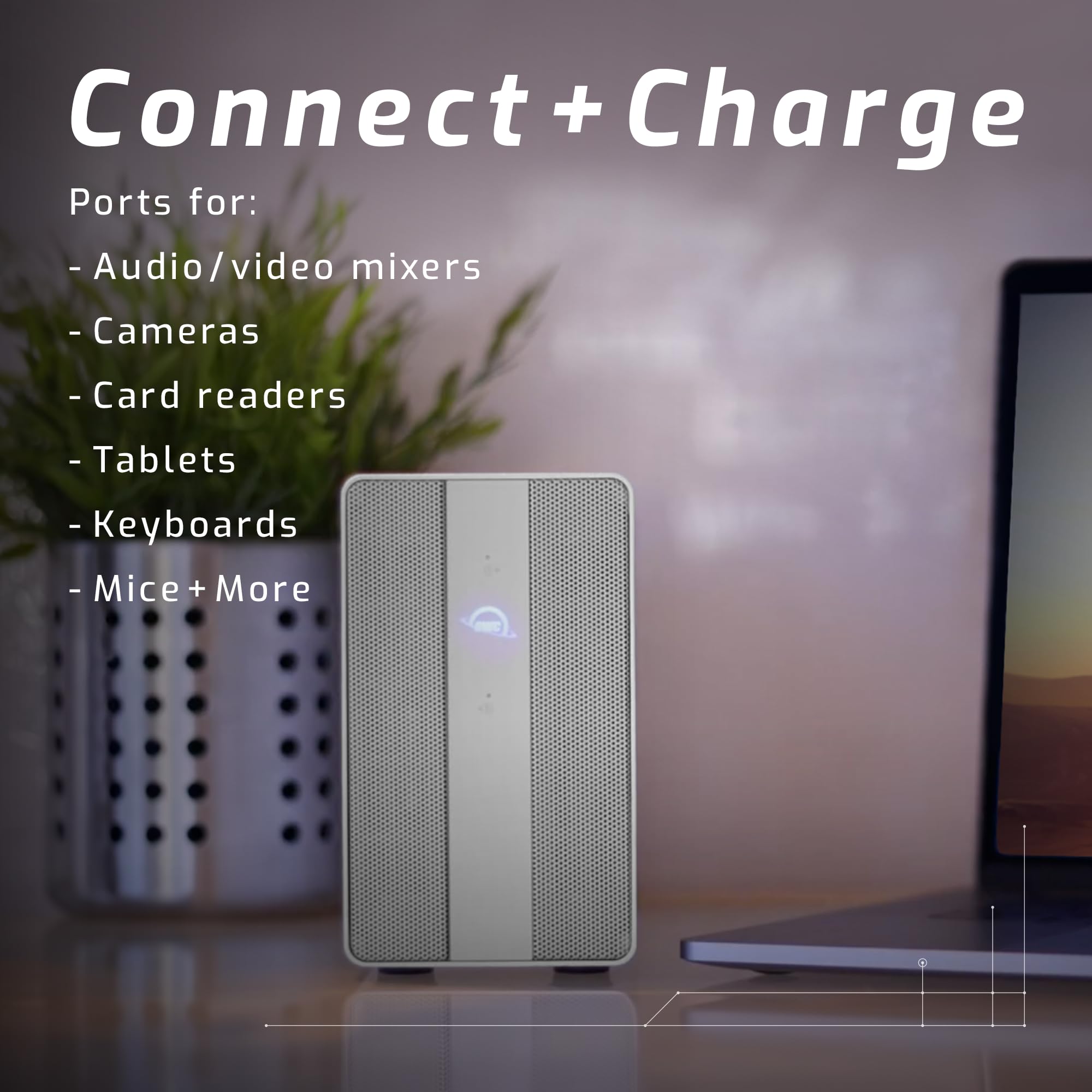 OWC Mercury Elite Pro Dual USB-C/Thunderbolt 3 External Raid Storage Enclosure with 3Port HUB for Mac and PC