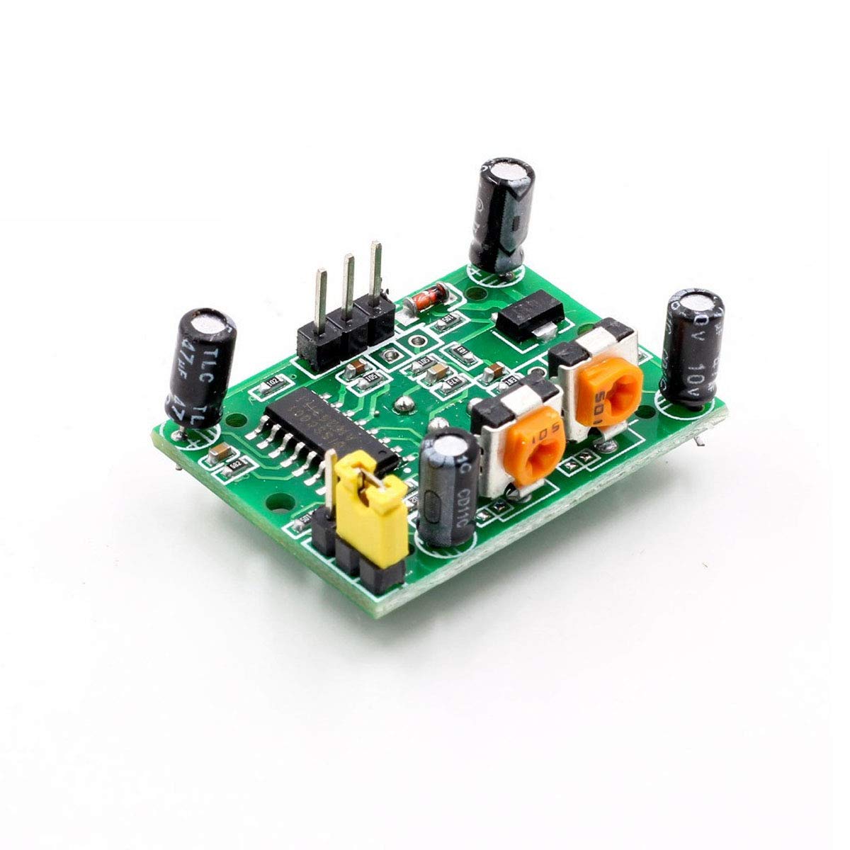 2Pcs HC-SR501 Human Body Pyroelectricity Infrared PIR Motion Detector Sensor Module,Adjustable IR Pyroelectric Compatible with Arduino Raspberry Pi Projects