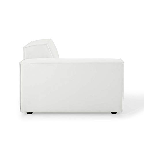 Modway EEI-4114-WHI Restore 4-Piece Upholstered Sectional Sofa in White