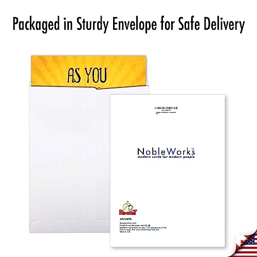 NobleWorks - As You Retire - Business, Teacher, Coworker Humor Retirement Card with Envelope (Big 8.5 x 11 Inch) J6875RTG