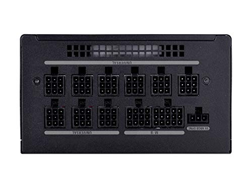 Super Flower Leadex III Gold ARGB PRO 650W 80+ Gold, Patented Universal 9Pin Super Connector, ECO Fanless & Silent Mode, Full Modular Power Supply, Fluid Dynamic Bearing Fan,SF-650F14RG V2.0