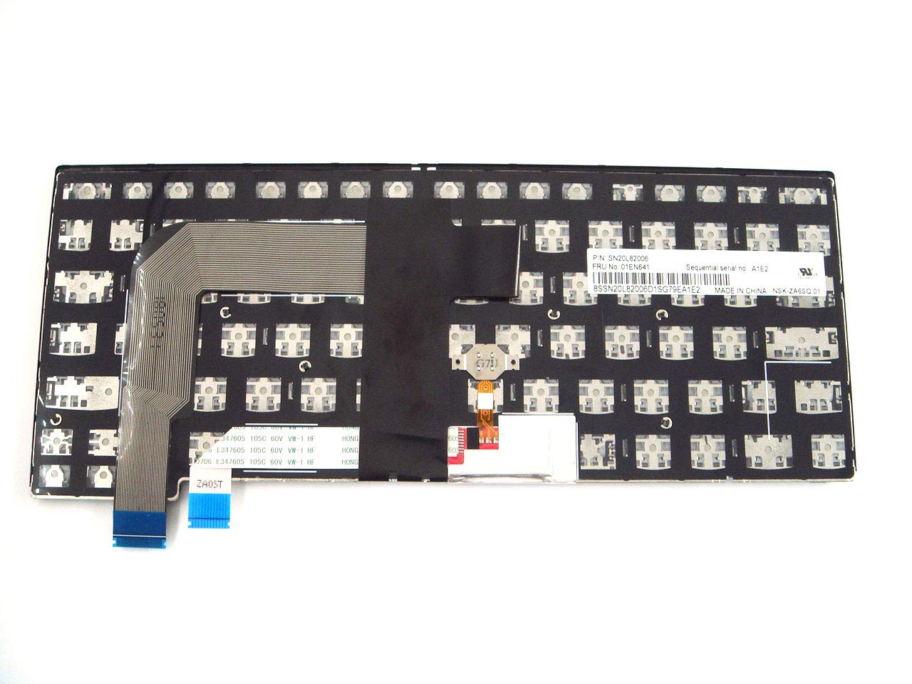 Genuine Parts for Lenovo ThinkPad 13 Gen 2 (20J1,20J2) 14 inch US Keybaord Non-Backlit 01EN641