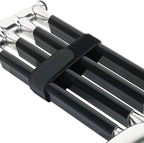 Amarine Made Stainless Steel in-Board 4 Steps Telescoping Ladder Folding Dock Ladder for Marine Boat Yacht Swimming Pool 550lbs Capacity