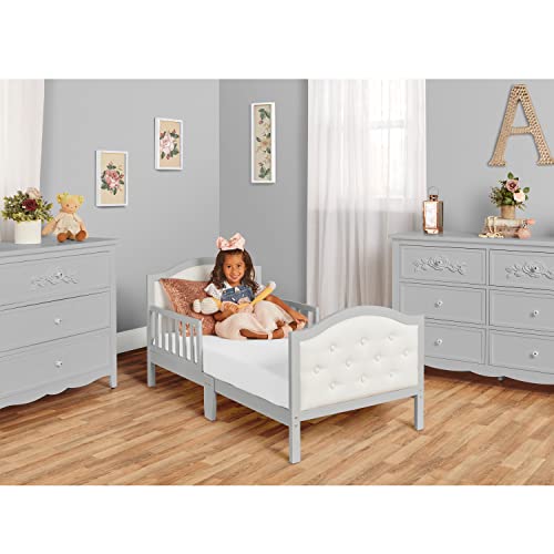 Dream On Me Zinnia Toddler Bed in Grey