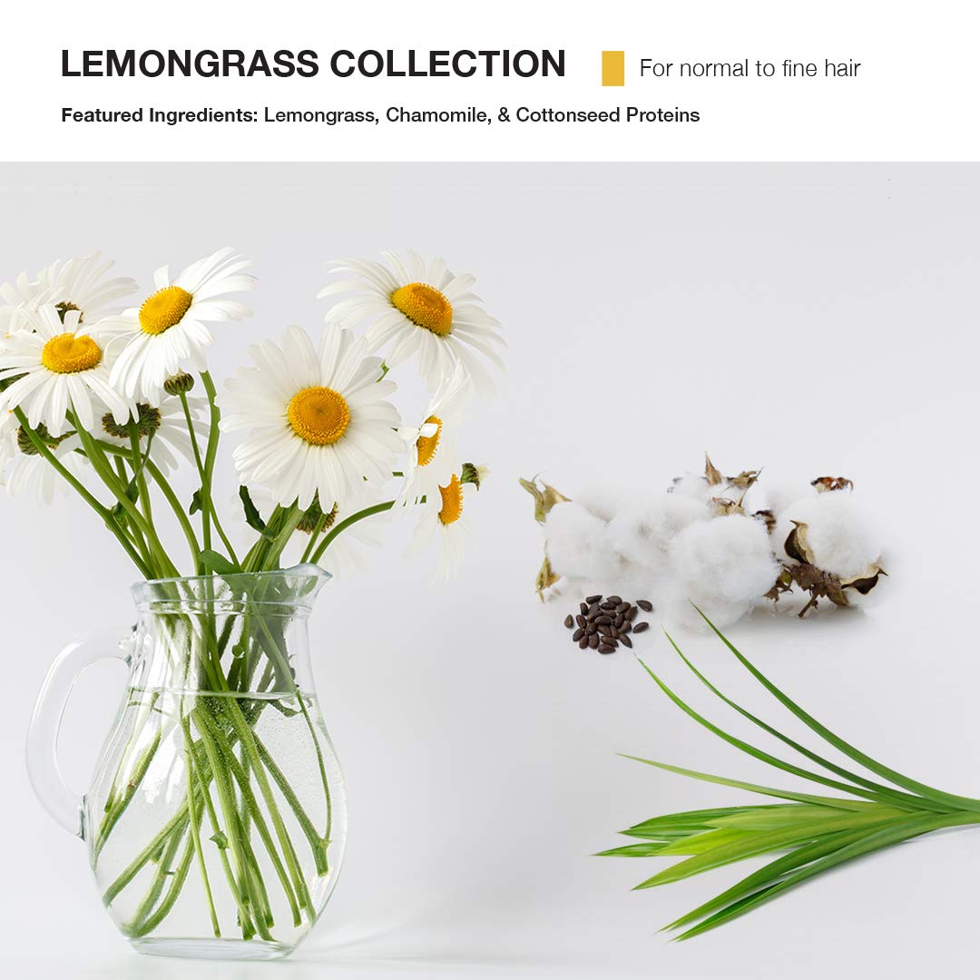 MOP Lemongrass Volume Conditioner For Fine Hair - Chamomile & Lemongrass Extracts Provide Volume, Hydration & Shine, Lightweight Formula