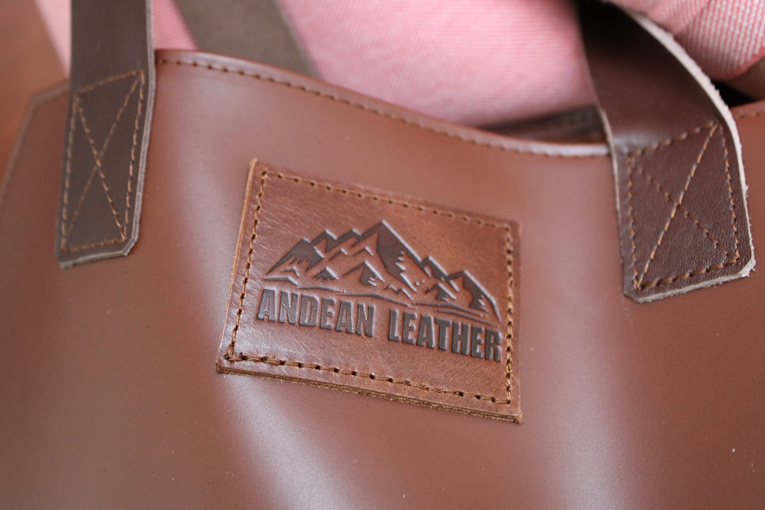 Andean Leather - Leather Firewood Carrier, Log Carrier for Firewood, Firewood Bag