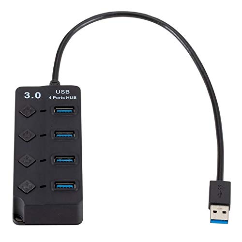 JSANSUI Distributor hub USB3.0 Four-Port HUB with Power Splitter and One-Port 4-Port Hub with PC and Laptop Switches