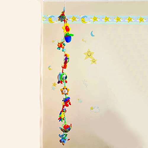 Dreambaby Super Corner Toy Hammock Net Organizer - with Stuffed Animal Toy Chain Hanger - 6ft Long - Holds up to 10lbs Maximum Weight - White - Model F605