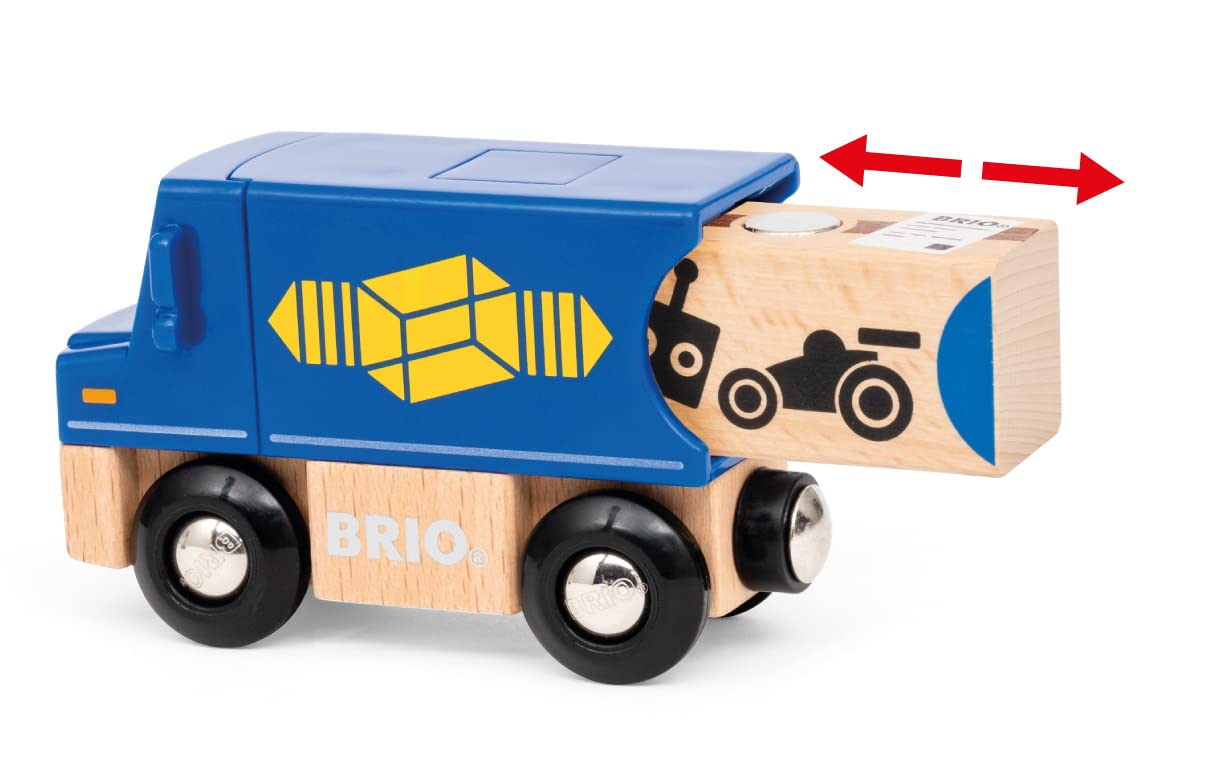 BRIO World – 36020 Delivery Truck | Train Set Accessory Toy for Kids Age 3 Years and Up