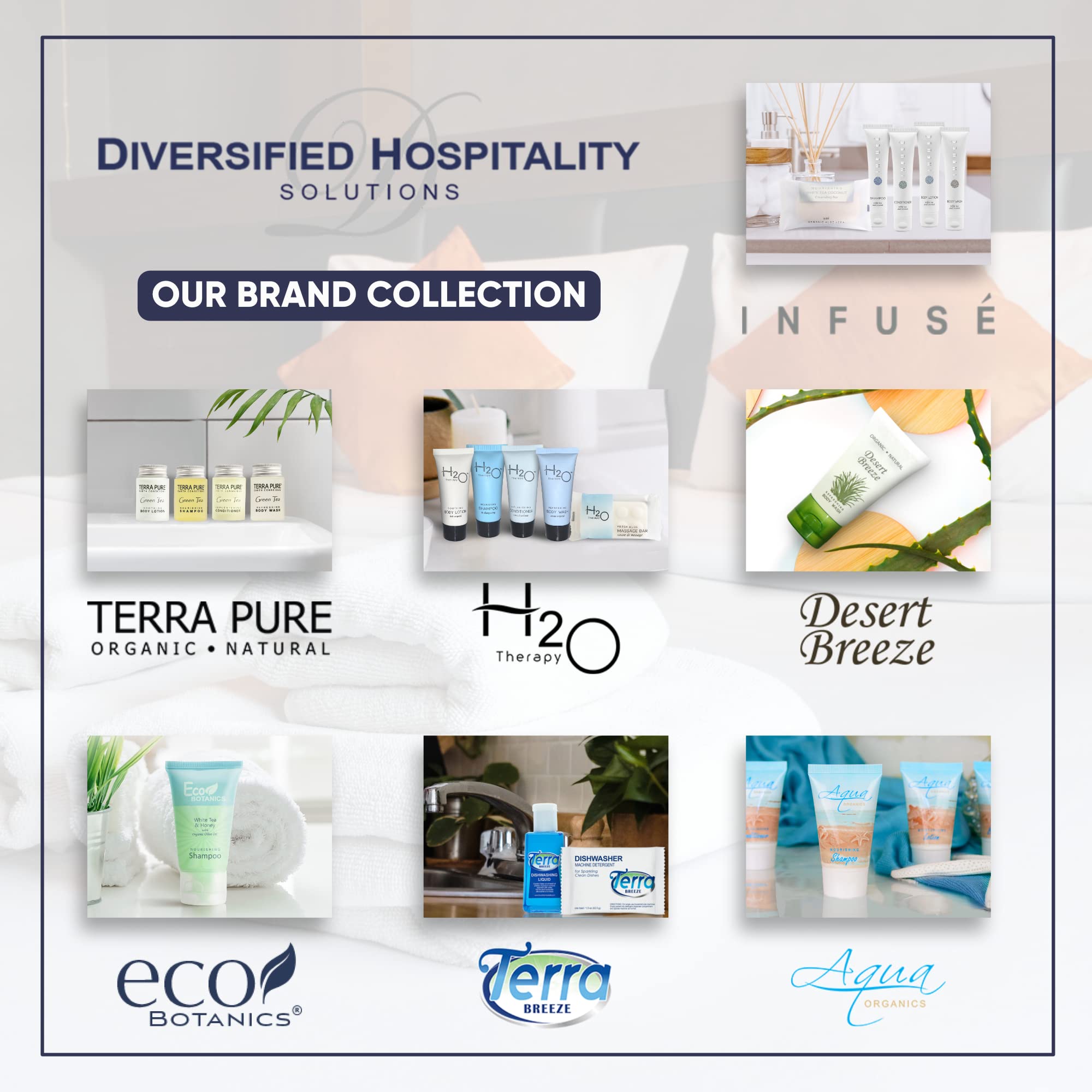 Terra Pure Shampoo, Travel Size Hotel Amenities, 1 oz. (Case of 300)