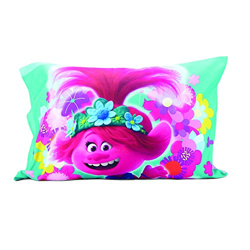 DreamWorks Trolls World Tour Lotta Love 4Piece Toddler Bedding Set, Pink