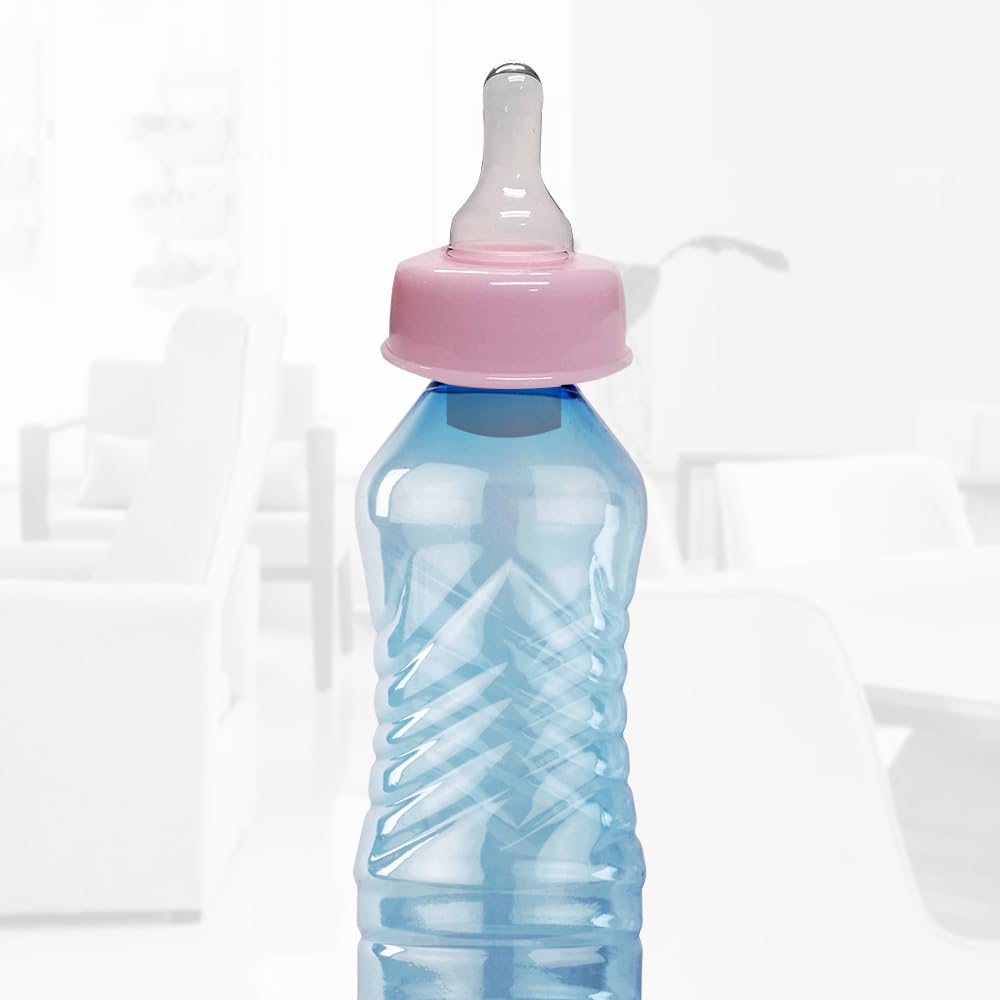 Refresh-a-Baby Universal Bottle Top Adapter β 2 Pc Pack, Reusable, Convert any Bottle into a Child's Bottle, Fits any Formula (Pink)