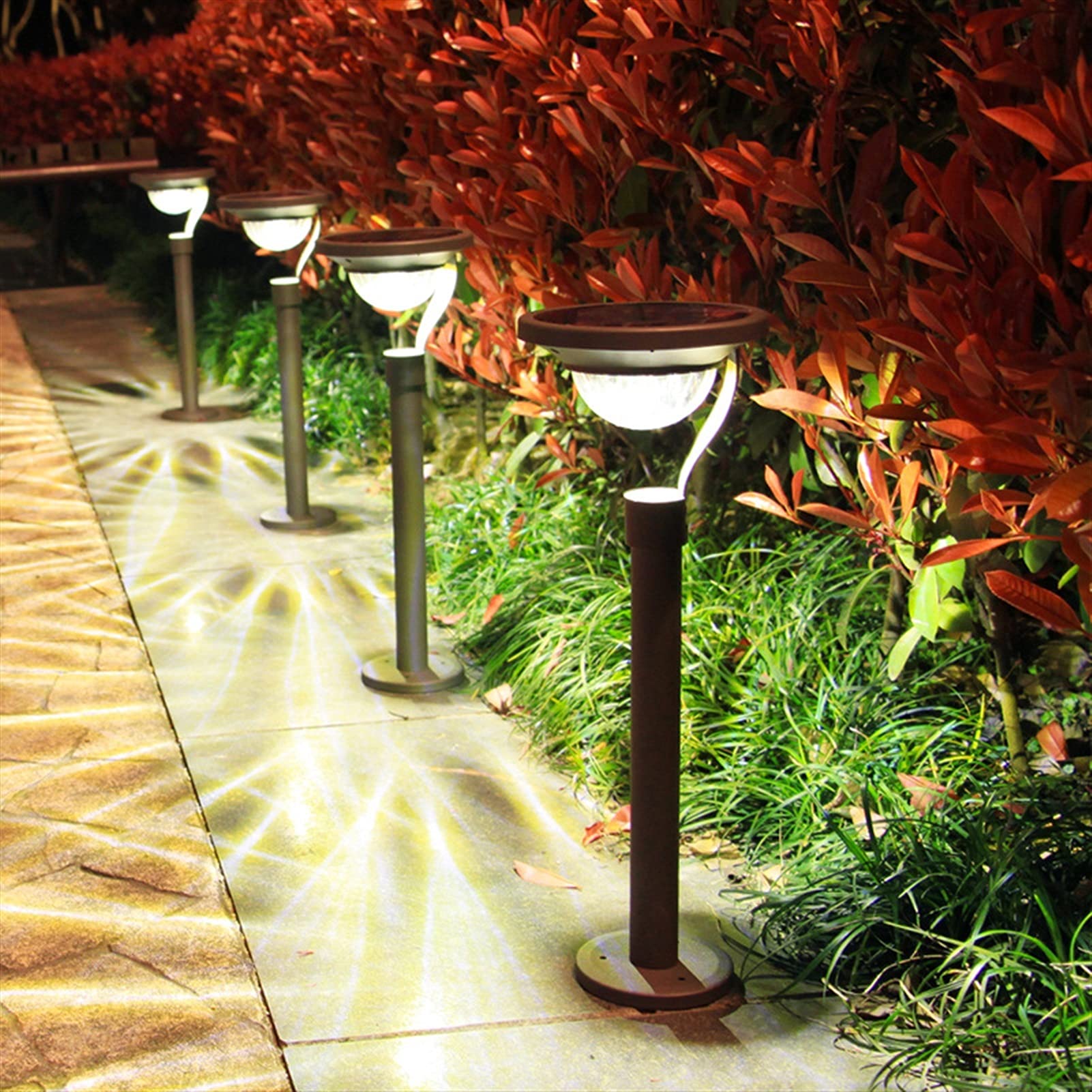 JJXX-BZ Outdoor Solar Light Solar Energy-Saving Light, Solar Lawn Light, Waterproof Home Garden Villa, Courtyard LED Solar Light for Courtyard Lighting