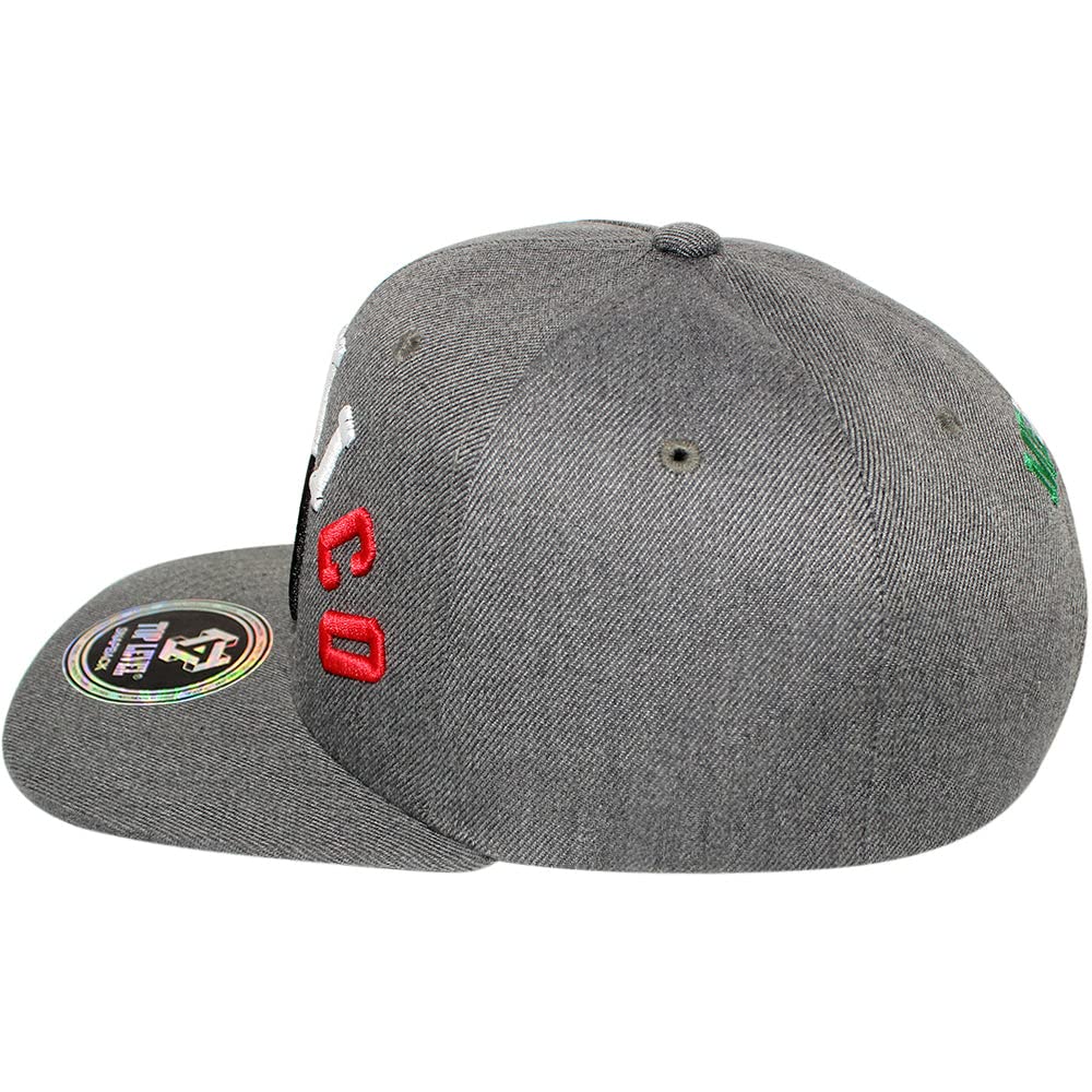 4350 DISTRICT Men's Adjustable Cotton Snapback Cap 10 (N21MEX33 DARK H.GREY)