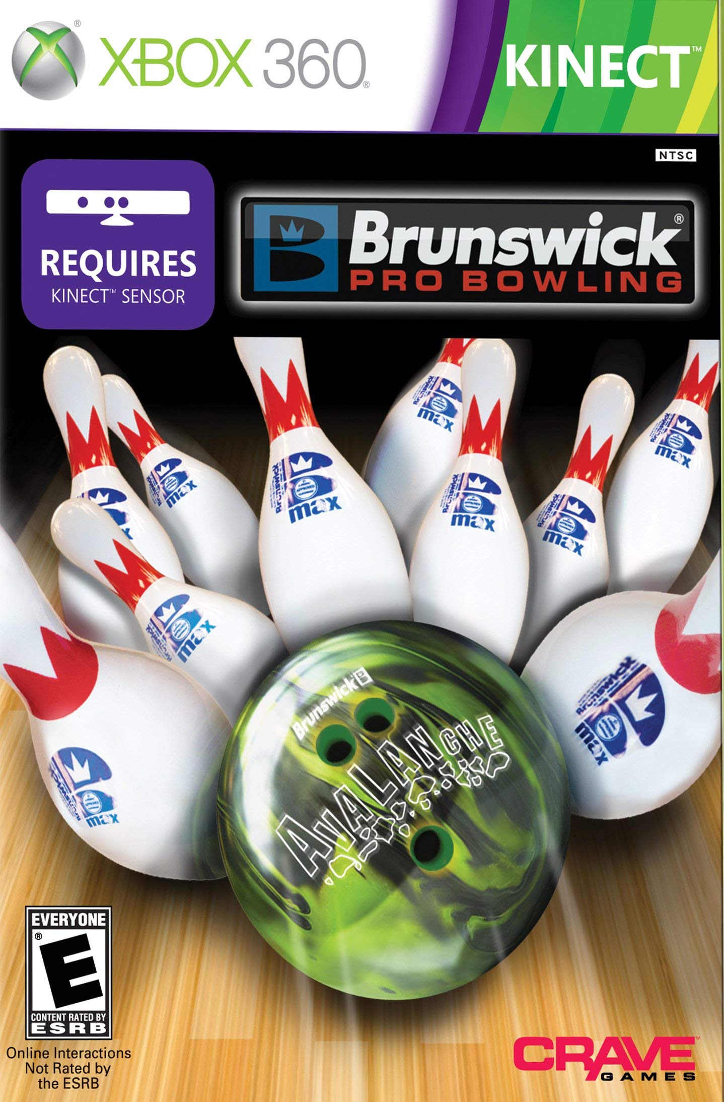 Brunswick Pro Bowling (Requires Kinect) - Xbox 360 (Renewed)
