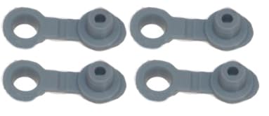 4 Pack Center Hole Gasket With Plug For Straw Lid Sip Replacement Rubber Grommet Seal Rambler Tumbler 30 Oz Ounce Gray Seal