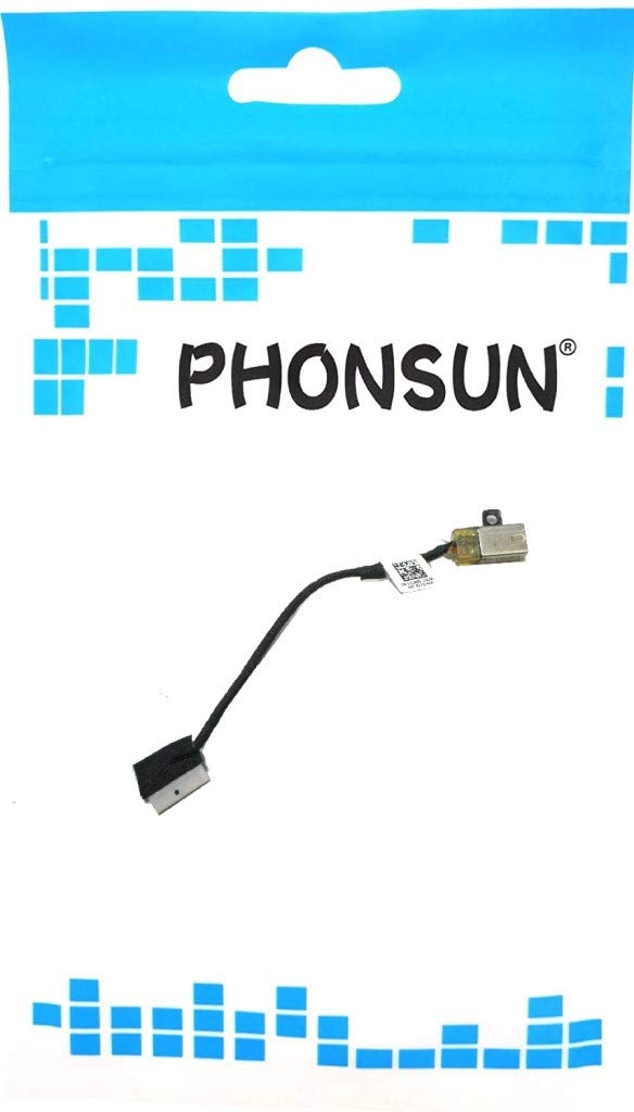 PHONSUN DC Power Jack Cable for Dell Inspiron 15 3583 3493 3595 5593 14 3482 5493 17 3793 P35E007 Latitude 3490 3590 E3490 E3590 CN: 0228R6 228R6 CN-0228R6-E8C00 P/N: DC301011R00 DC301012300