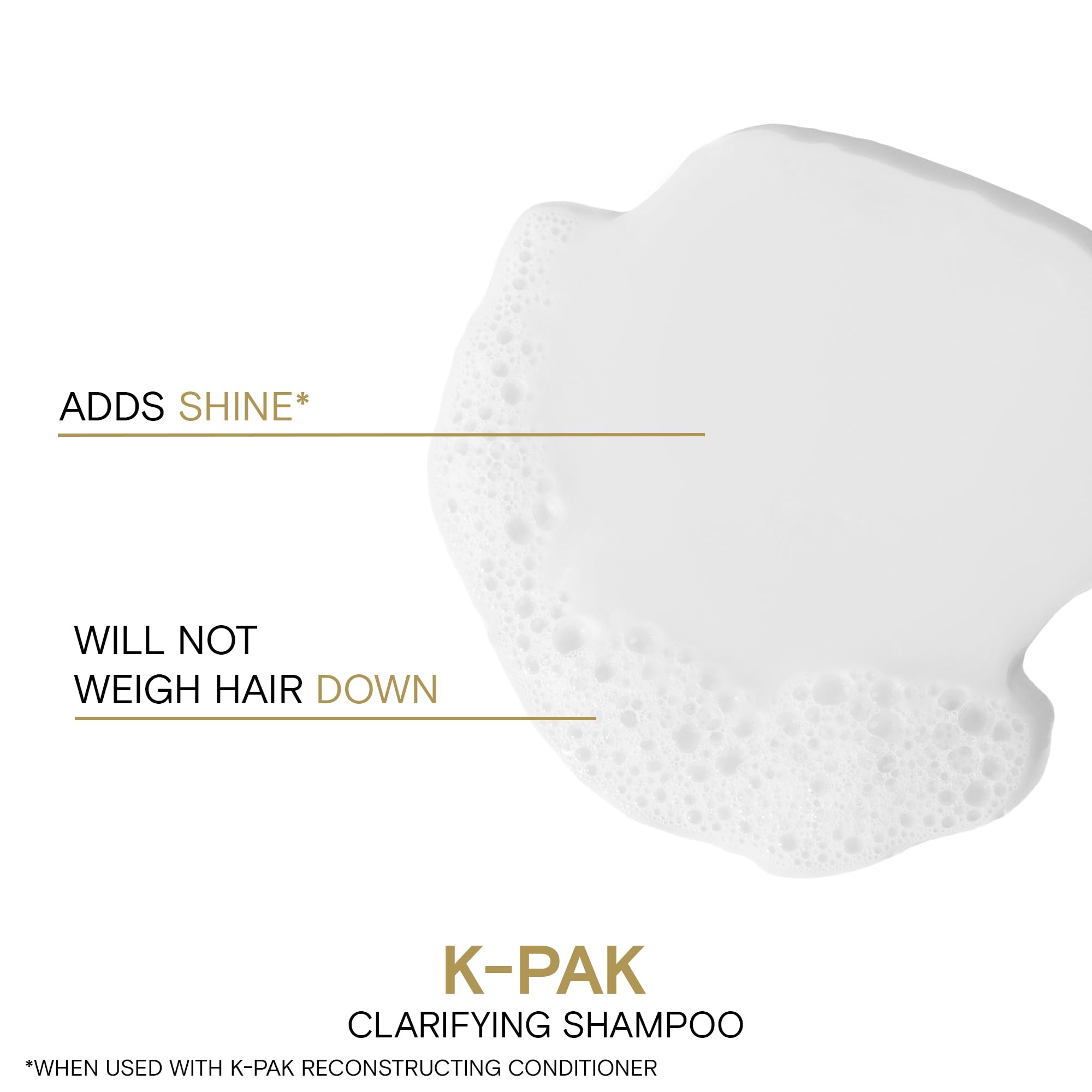 Joico K-PAK Daily Clarifying Shampoo to Remove Chlorine & Buildup | For Damaged Hair | Repair & Prevent Breakage | Boost Shine | With Keratin & Guajava Fruit Extract | 10.1 Fl Oz